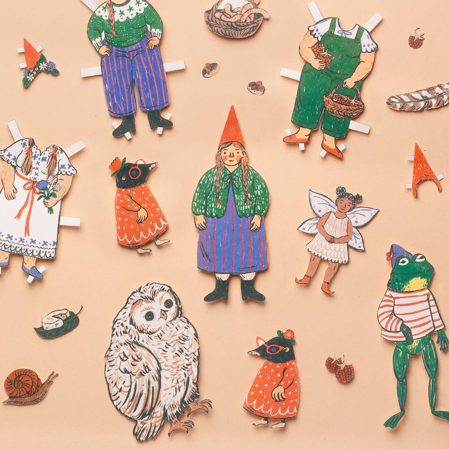 Little Witch Hazel Paper Doll Set - Phoebe Wahl | Chrysanthemum